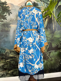 Camellia Robe- Cobalt – Bethany Linz